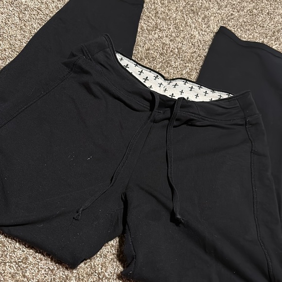 GreenTea | Pants & Jumpsuits | Green Tea Black Tiewaist Long ...
